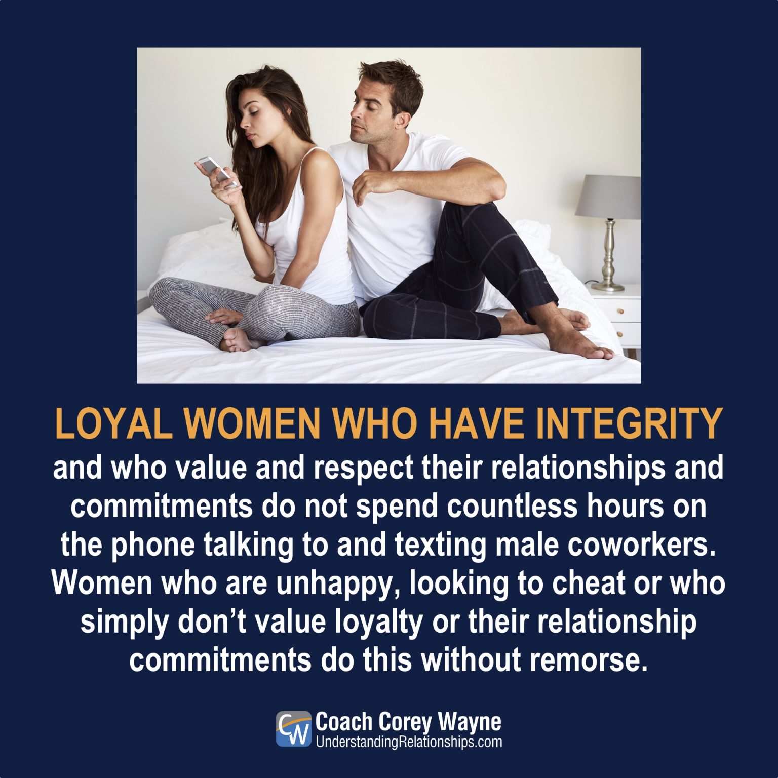 Disloyal & Disrespectful Women - Coach Corey Wayne's ...